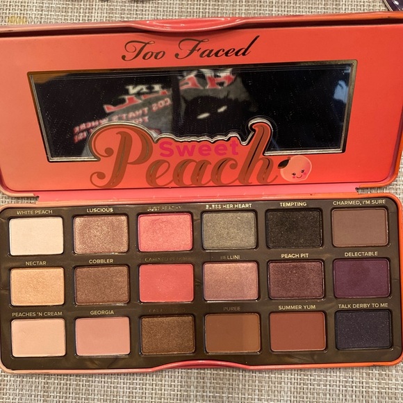 Too Faced | Makeup | Too Faced Sweet Peach Eyeshadow Palette | Poshmark
